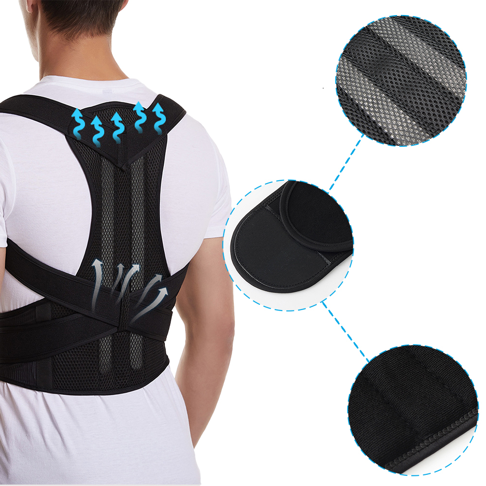 Correcteur de posture dos avec renforts • Instant Santé